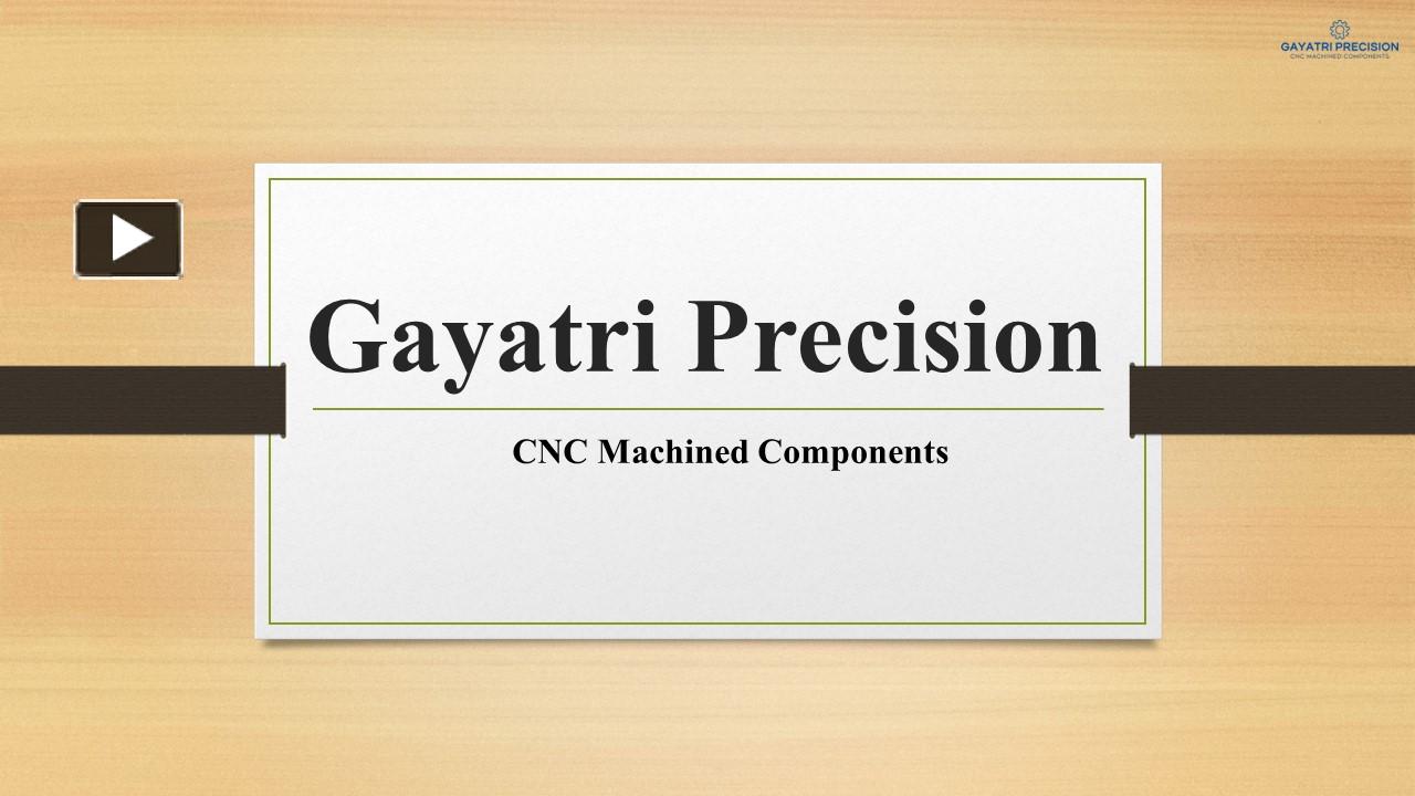 PPT – Gayatri Precision - Spray Nozzle Manufacturers PowerPoint ...