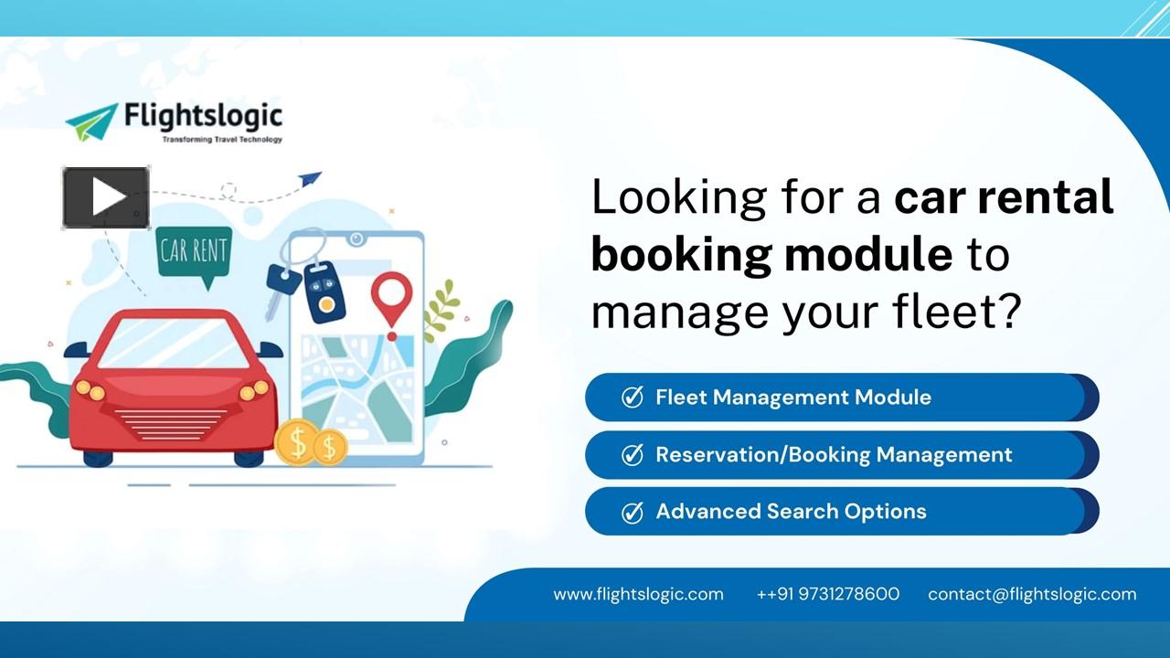Car Module | Car Rental Reservation System presentation | free to download