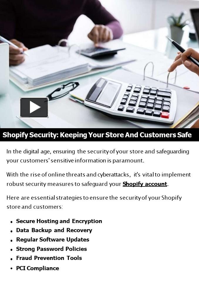 PPT – Shopify Security: Keeping Your Store And Customers Safe ...