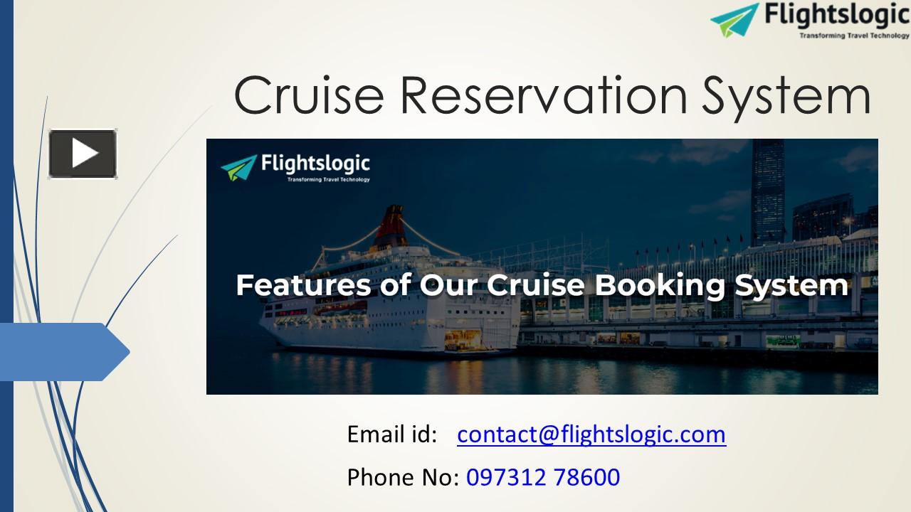 PPT – Cruise Reservation System PowerPoint presentation | free to ...