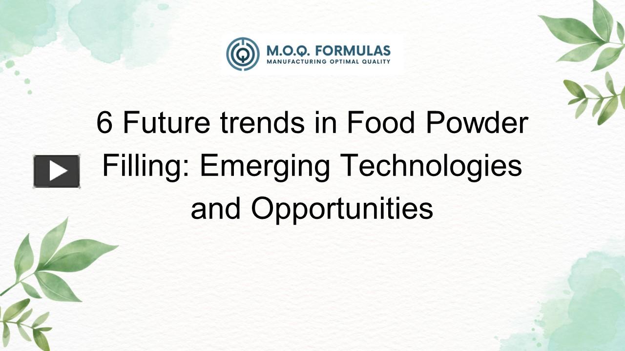 PPT – Food Powder Filling Service PowerPoint presentation | free to ...