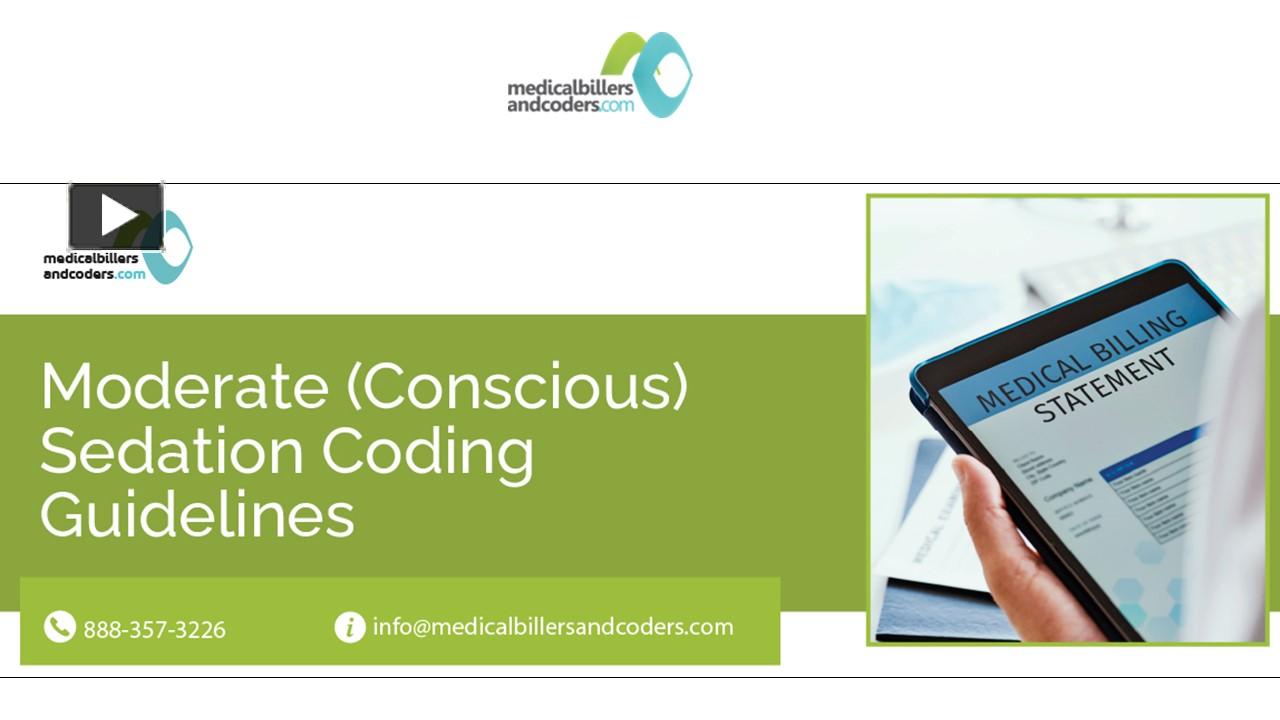 PPT – Moderate (Conscious) Sedation Coding Guidelines PowerPoint ...
