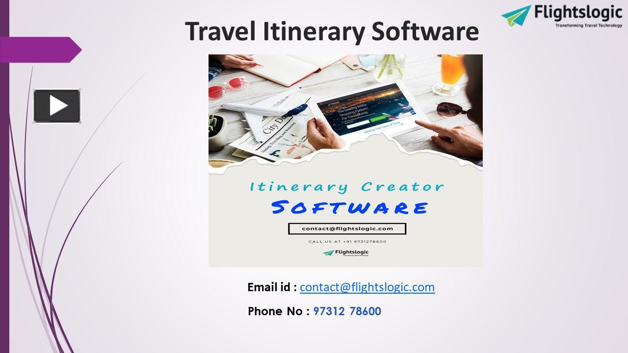 PPT – Travel Itinerary Software PowerPoint presentation | free to ...