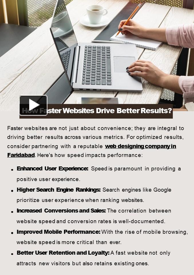 How Faster Websites Drive Better Results? presentation | free to download