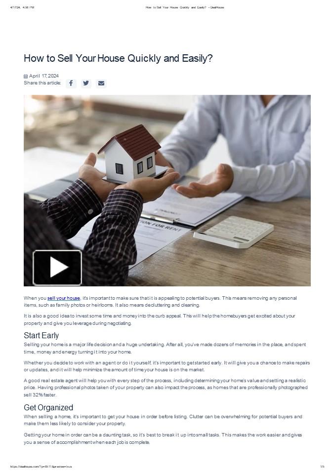 PPT – Deal House PowerPoint presentation | free to download - id ...