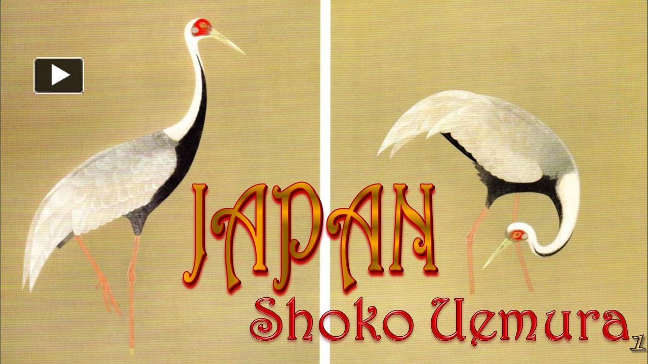 PPT – Shoko Uemura 1 (Japan, 1902-2001) PowerPoint presentation | free ...