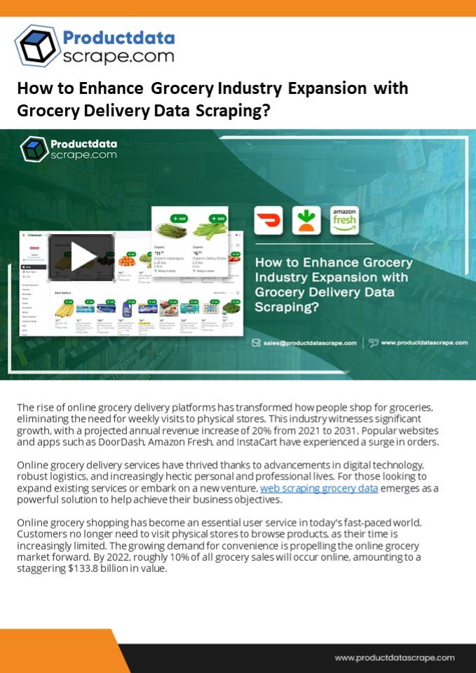 PPT – How to Enhance Grocery Industry Expansion with Grocery Delivery ...