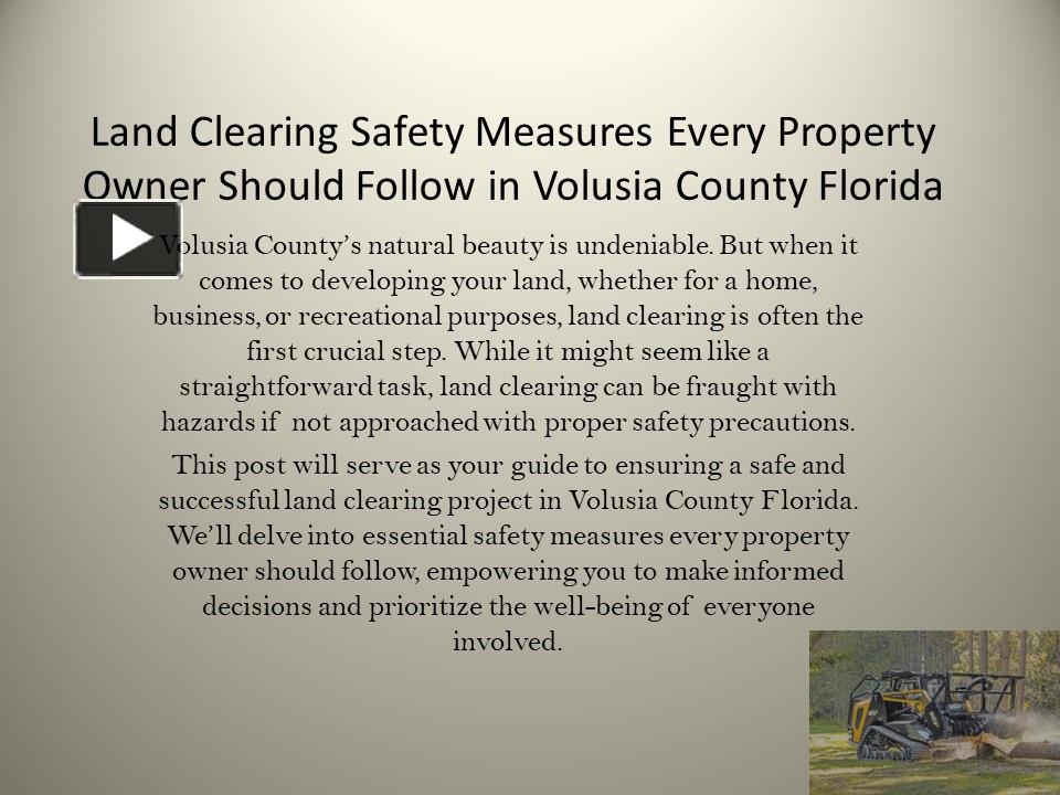 Land Clearing Safety Measures Every Property Owner Should Follow in ...