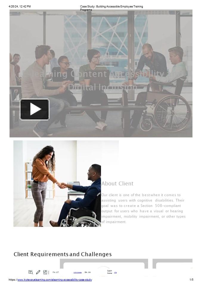 PPT – E-learning Content Accessibility and Digital Inclusion PowerPoint ...