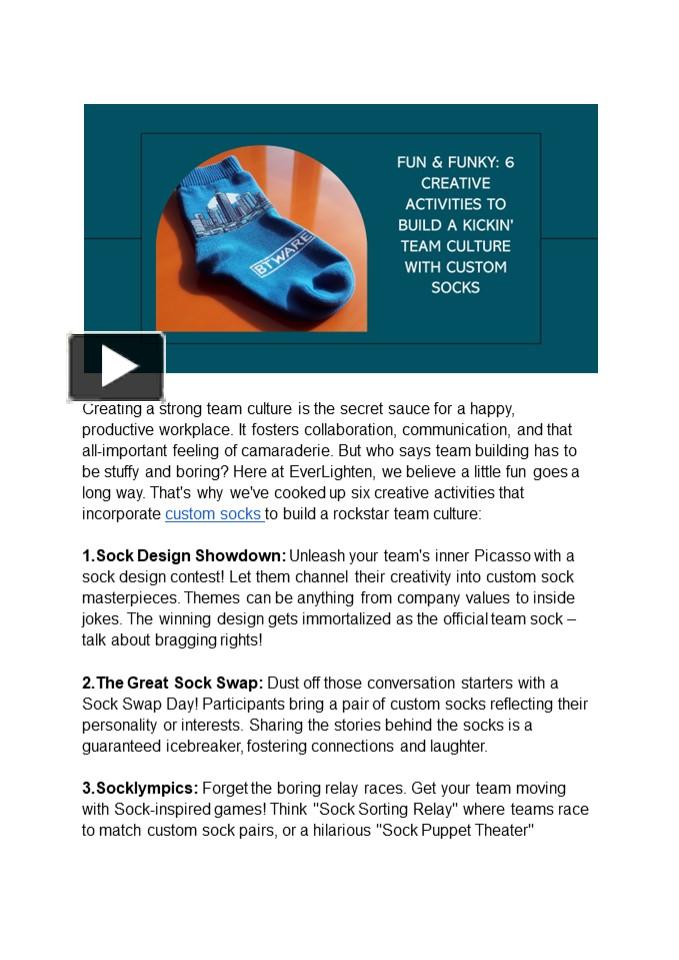 PPT – Fun & Funky: 6 Creative Activities to Build a Kickin' Team ...