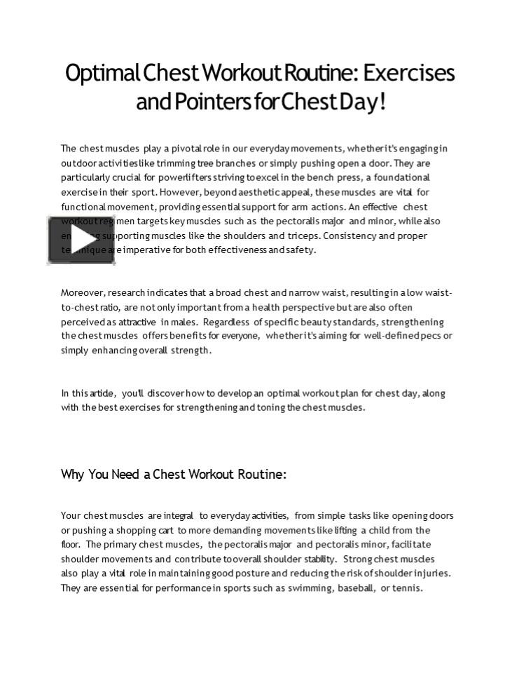 PPT – A Comprehensive Exercise Plan for Novices to Begin their Fitness ...