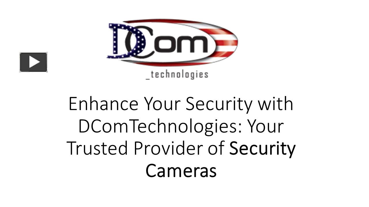 PPT – Security Cameras PowerPoint presentation | free to download - id ...