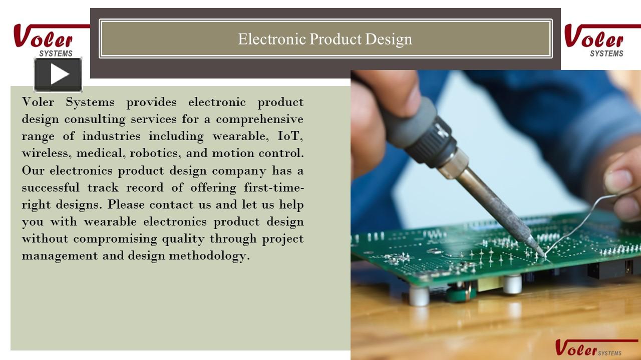 PPT – Electronic Product Design - Voler Systems PowerPoint presentation ...