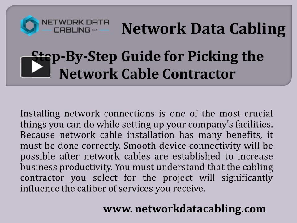 PPT – Network cabling contractor New Jersey - Network Data Cabling ...