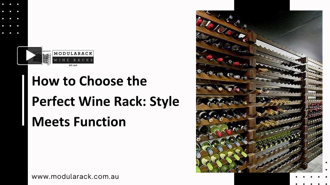 PPT – How to Choose the Perfect Wine Rack: Style Meets Function ...