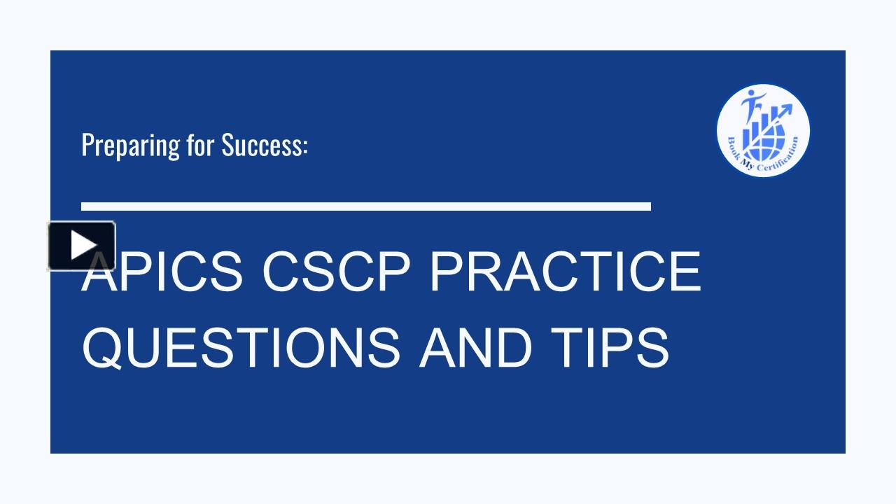 Preparing for Success: APICS CSCP Practice Questions and Tips ...