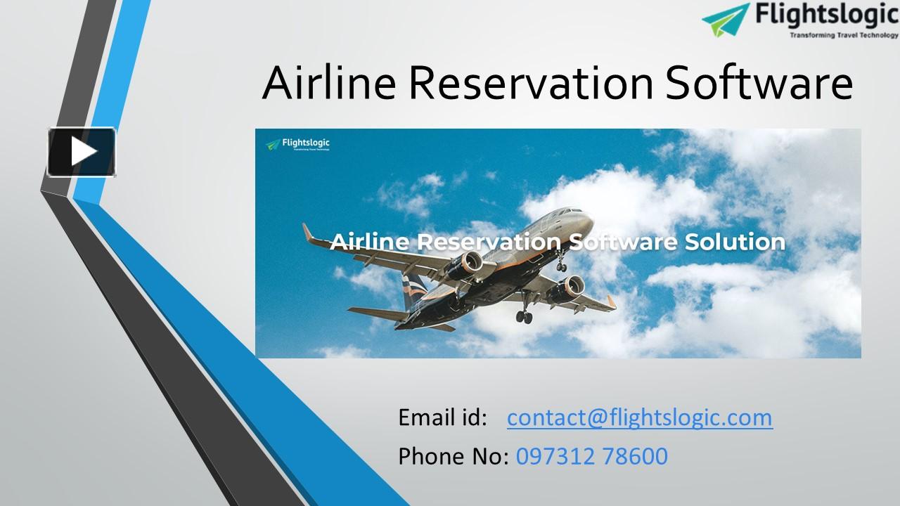 PPT – Airline Reservation Software PowerPoint presentation | free to ...
