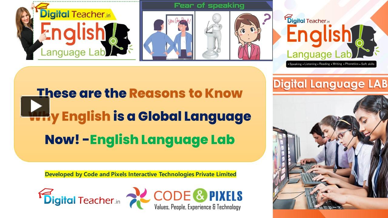 English significance as a global language presentation | free to download