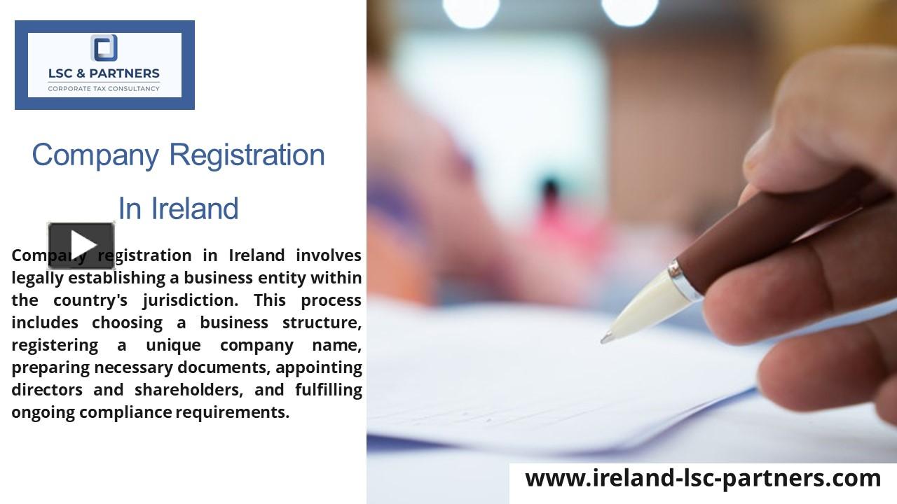 PPT – Company Registration In Ireland PowerPoint presentation | free to ...