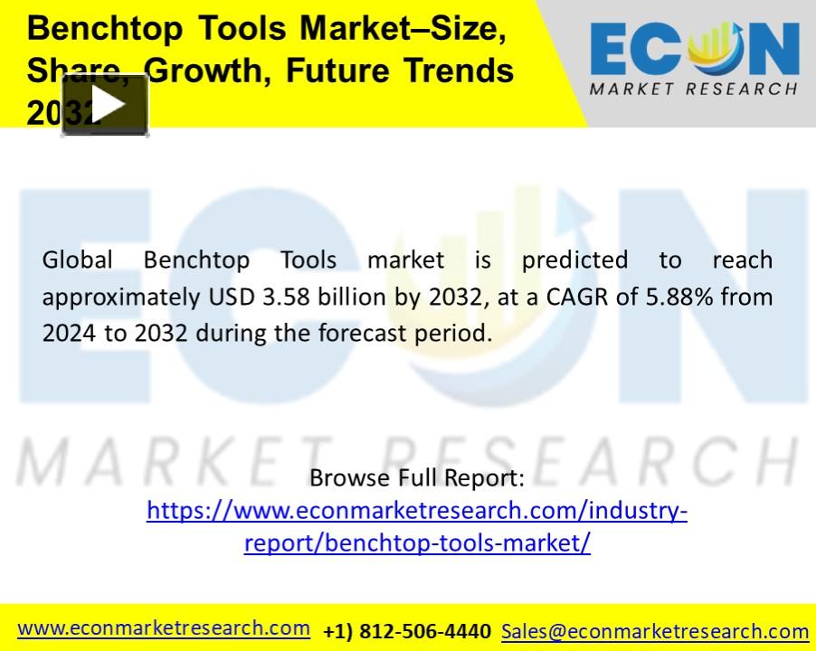 Benchtop Tools Market presentation | free to download