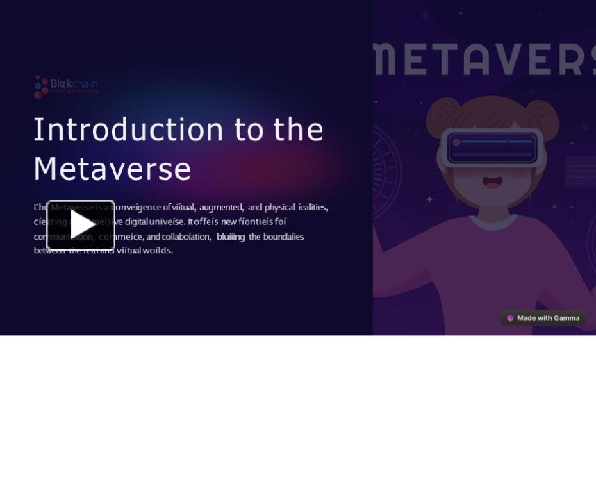PPT – How Does AI Plays A Role in Metaverse? PowerPoint presentation ...