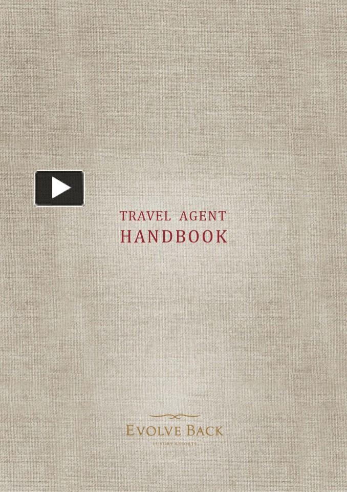 Evolve Back Luxury Resorts - Handbook presentation | free to download