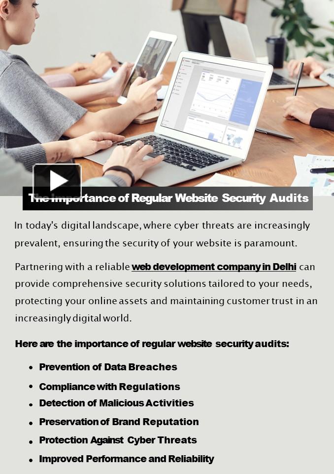 The Importance of Regular Website Security Audits presentation | free ...