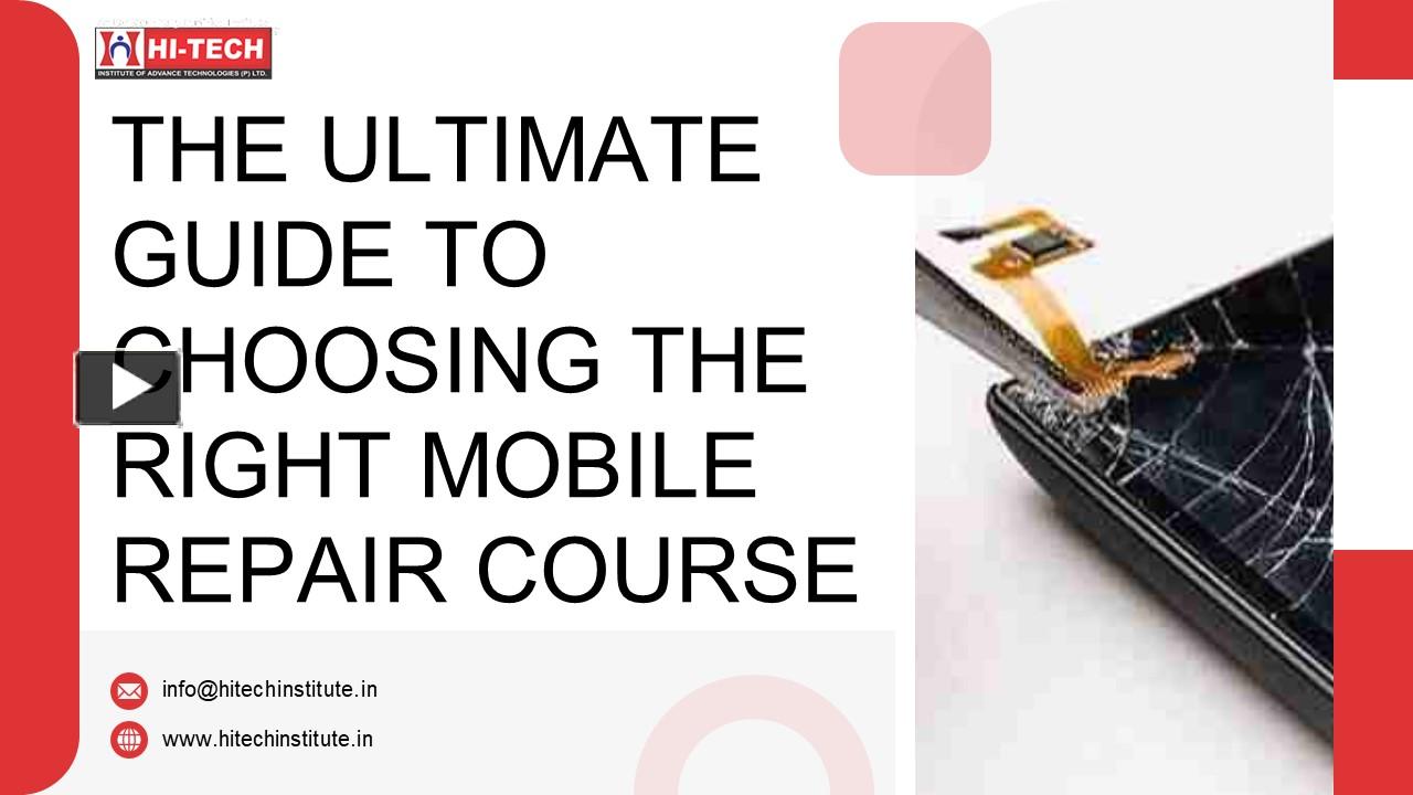 The Ultimate Guide to Choosing the Right Mobile Repair Course ...
