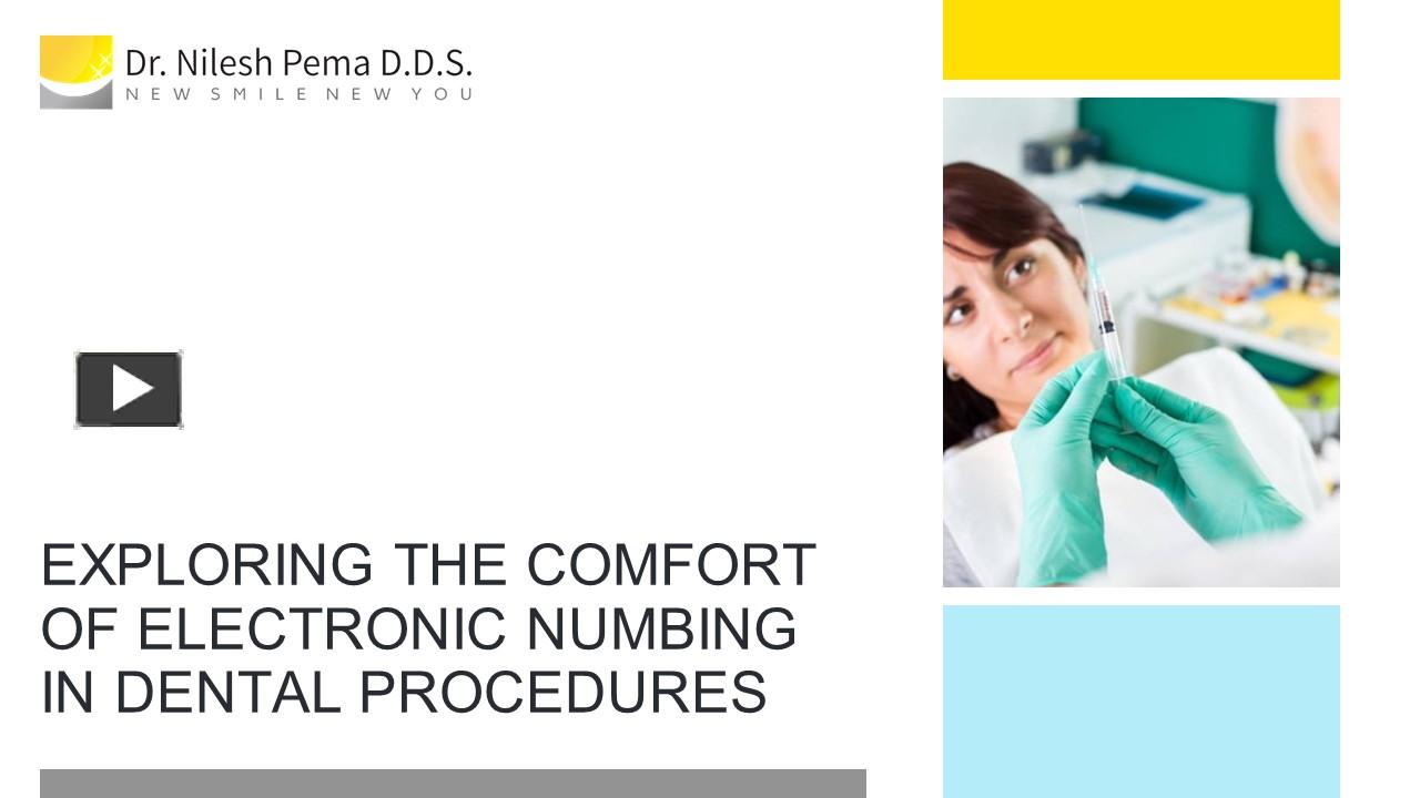 Exploring the Comfort of Electronic Numbing in Dental Procedures ...