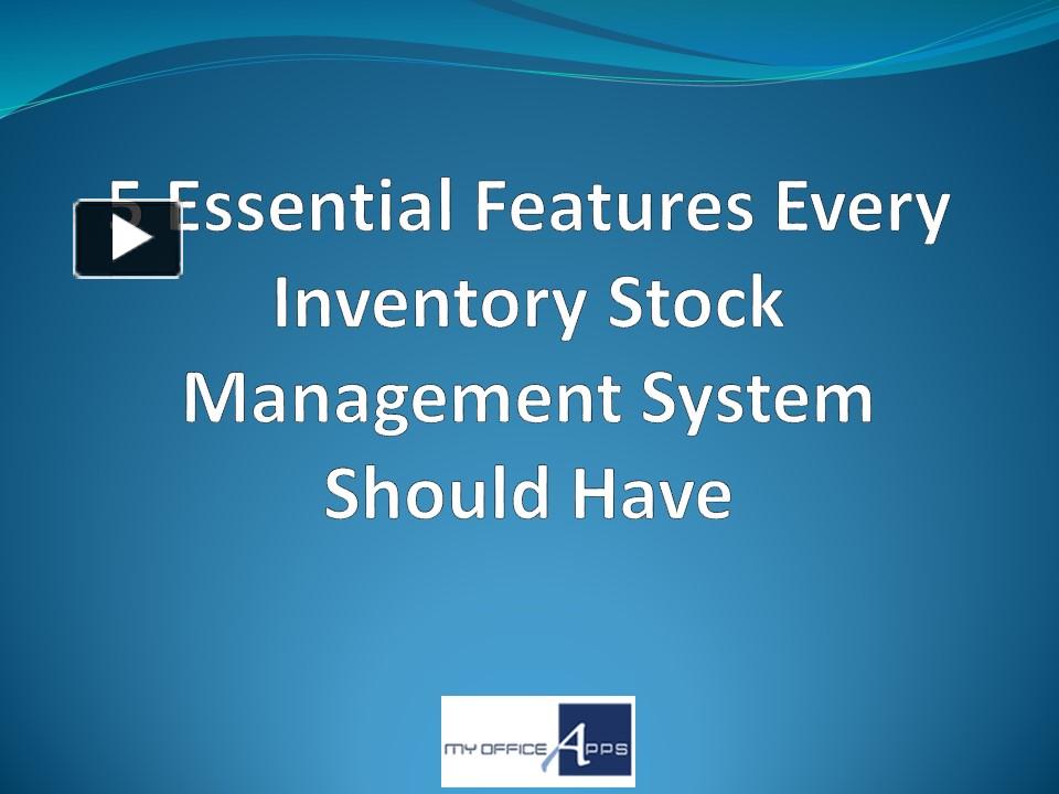 PPT – 5 Essential Features Every Inventory Stock Management System ...