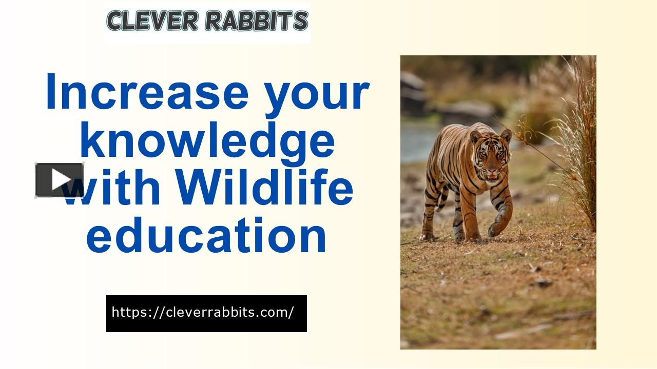 PPT – Increase your knowledge with Wildlife education (1) PowerPoint ...