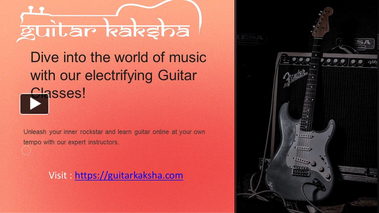 PPT – learn online guitar PowerPoint presentation | free to download ...