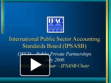 International Public Sector Accounting Standards Board (IPSASB ...