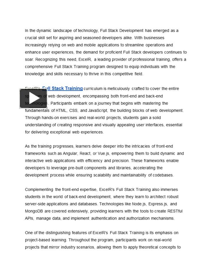 PPT – Full Stack Training PowerPoint presentation | free to download ...