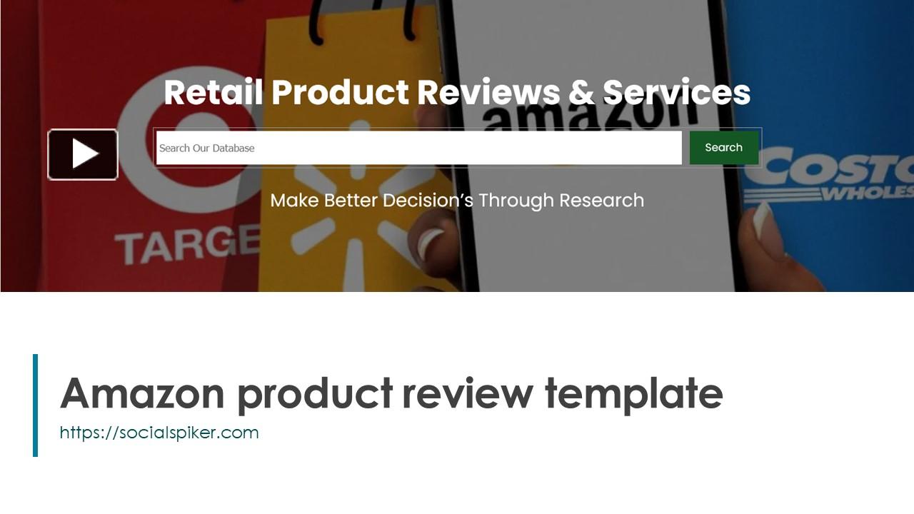 Amazon-product-review-template presentation | free to download