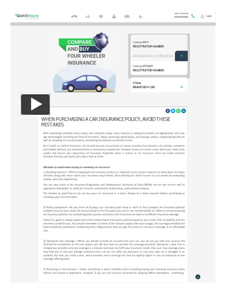 PPT – WHEN PURCHASING A CAR INSURANCE POLICY, AVOID THESE MISTAKES ...