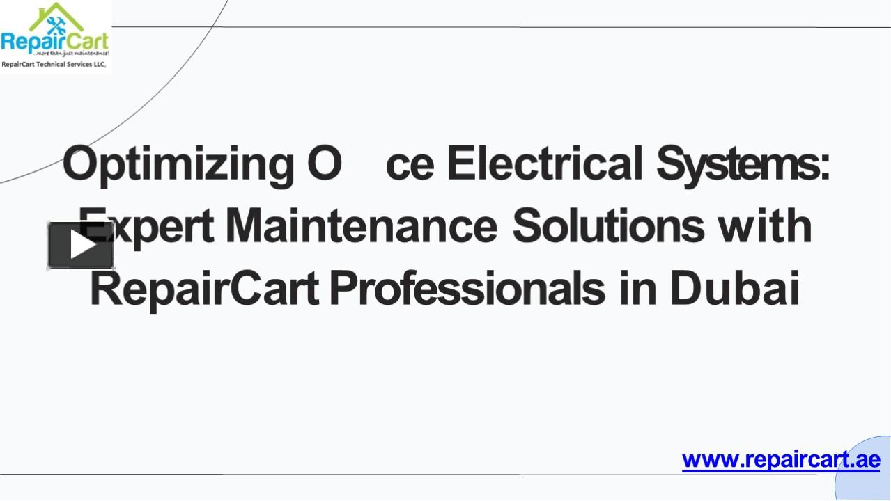 PPT – Office Electrical Maintenance in Dubai with Skilled Persons ...