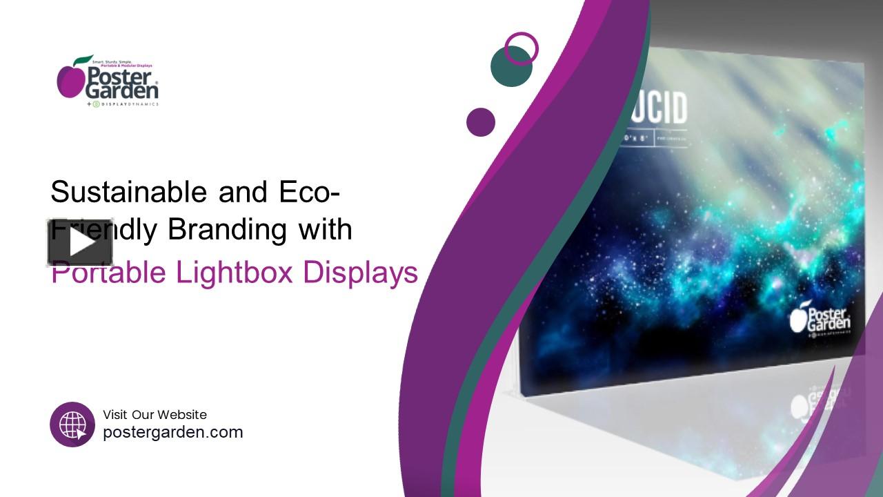 Sustainable and Eco-Friendly Branding with Portable Lightbox Displays ...