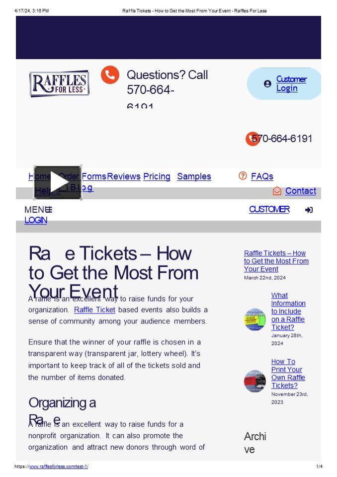 PPT – Raffles For Less (1) PowerPoint presentation | free to download ...