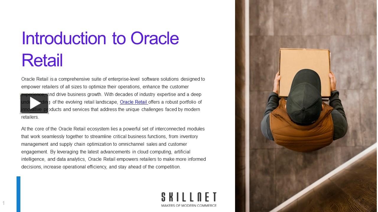 Innovating Retail: Oracle’s Vision presentation | free to download