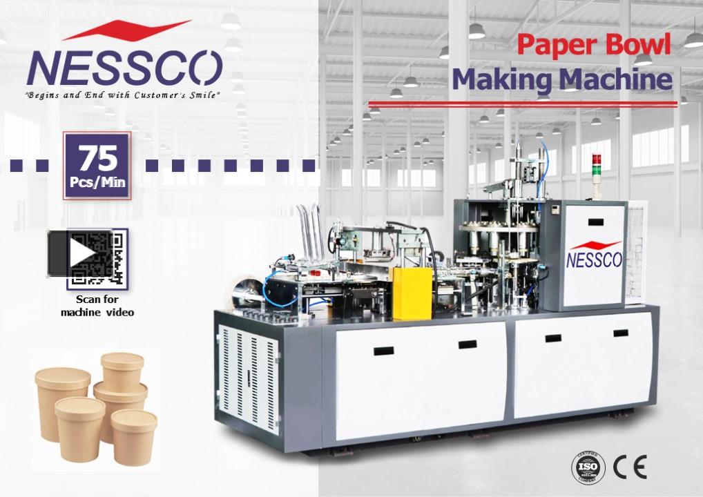 High Speed Paper Bowl Making Machine presentation | free to download
