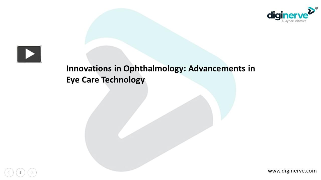 Innovations in Ophthalmology: Advancements in Eye Care Technology ...