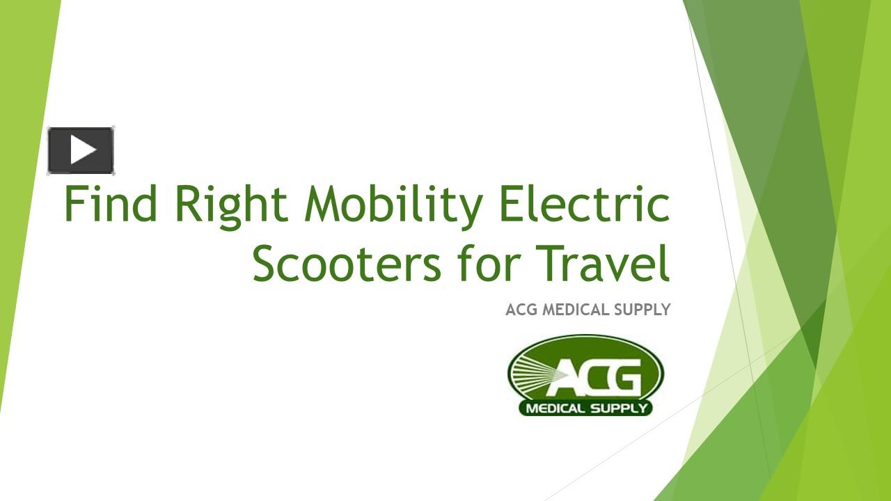PPT – Shop ACG Medical Heavy Duty Mobility Electric Scooters PowerPoint ...