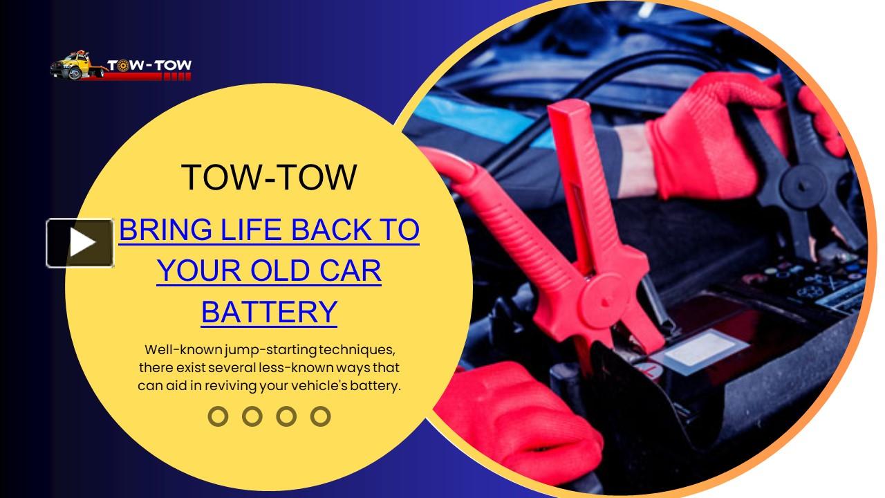 PPT – Revive Your Car Battery : Tips and Techniques PowerPoint ...