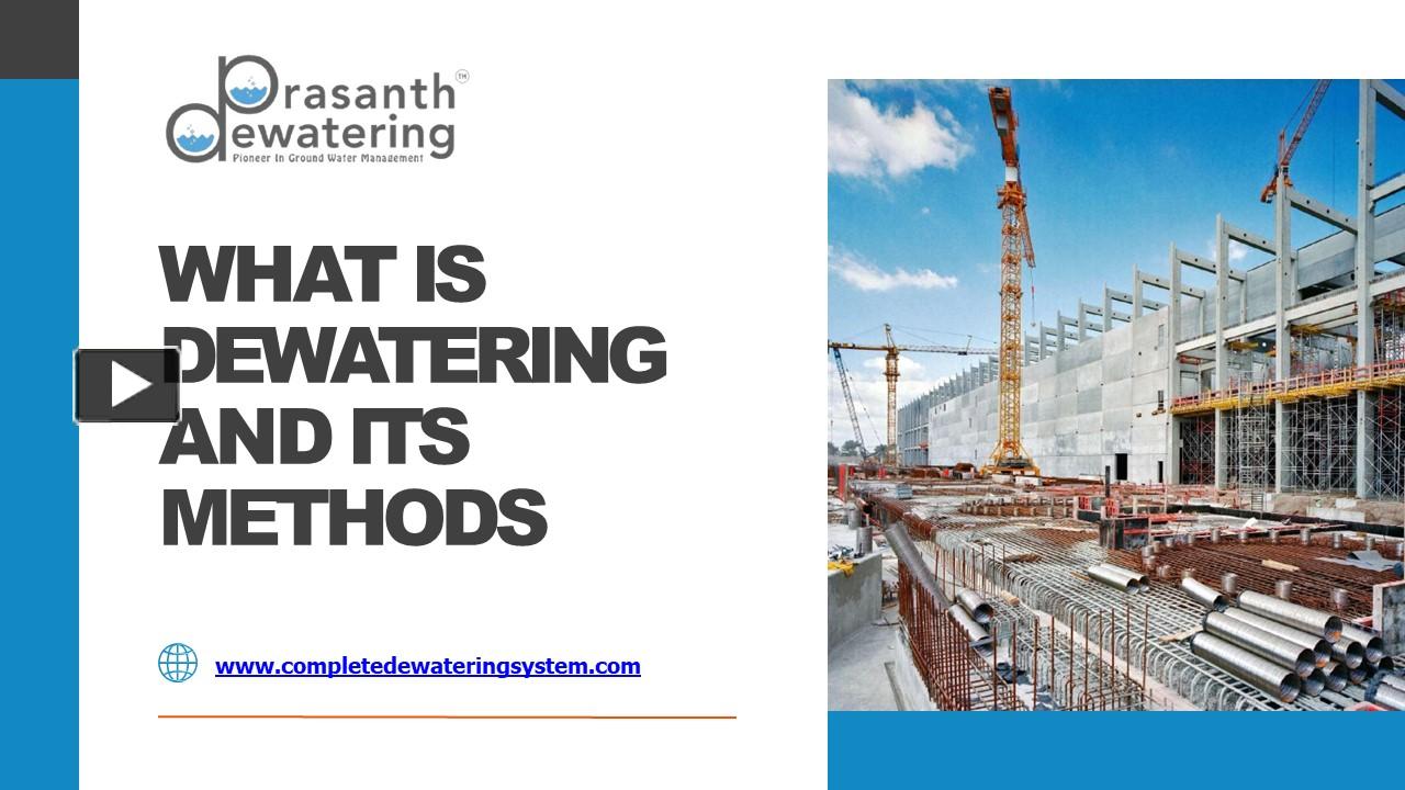 PPT – Well Point Dewatering Service by Prasanth Dewatering PowerPoint ...