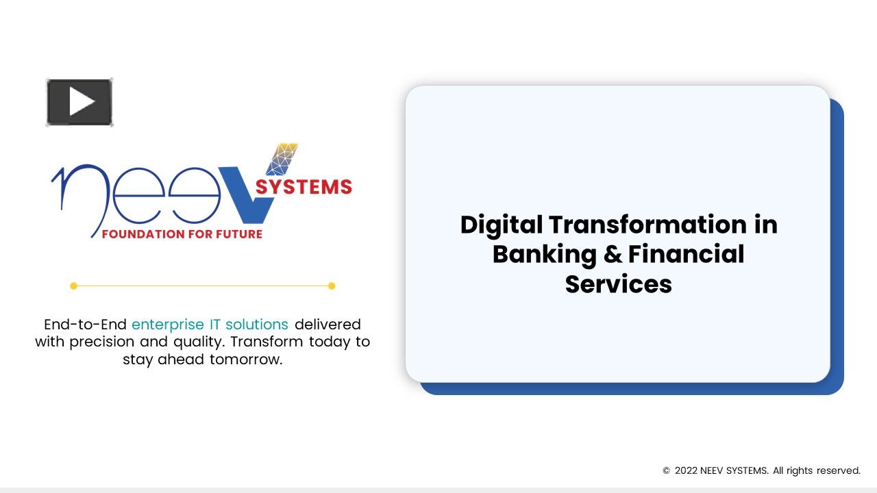 PPT – Neev Systems Banking & Financial Services PowerPoint presentation ...