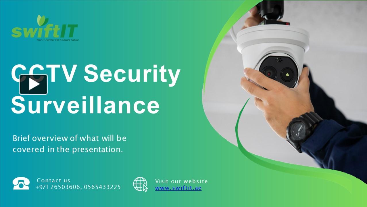 PPT – Digital CCTV Security System PowerPoint presentation | free to ...