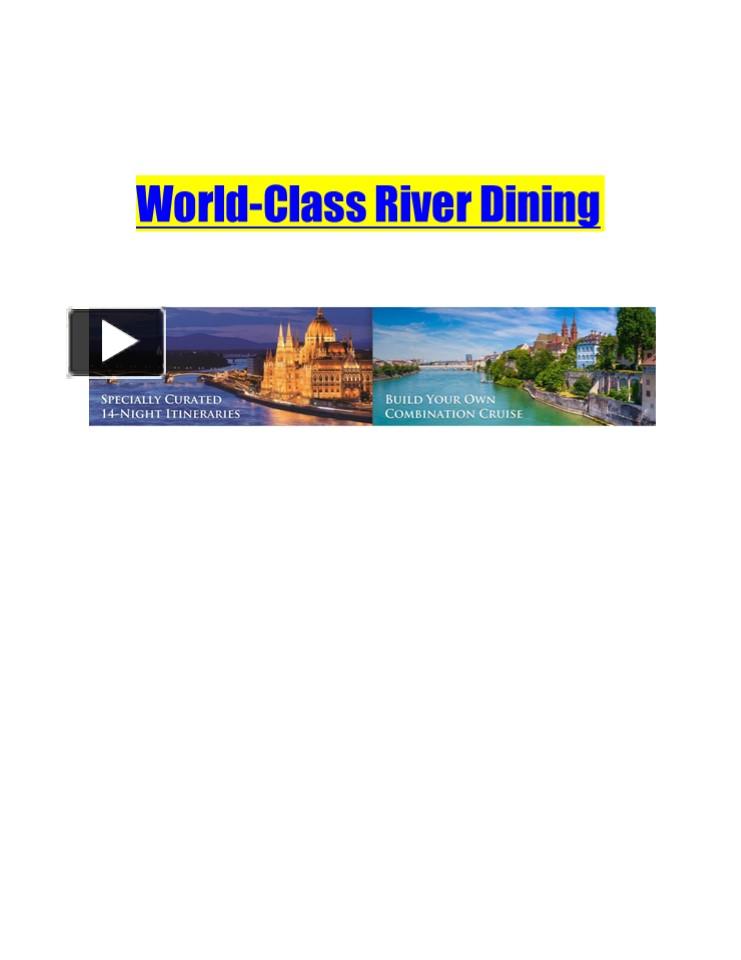 PPT – World-Class River Dining (1) PowerPoint presentation | free to ...