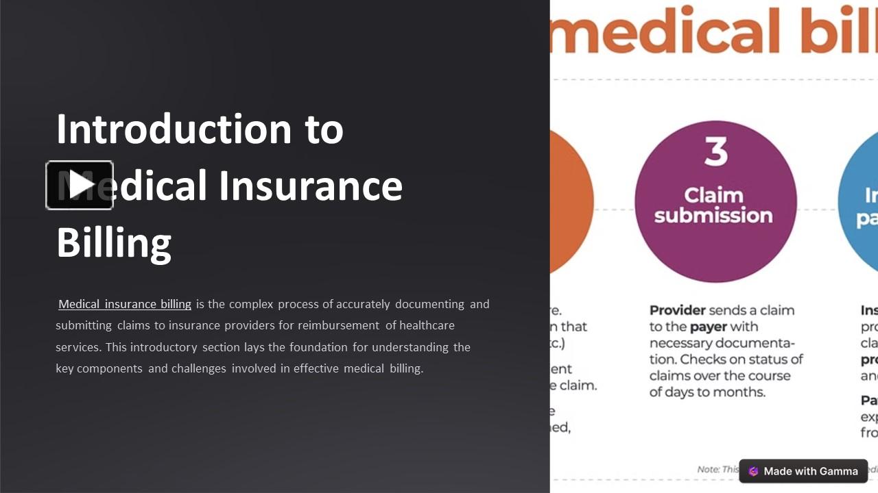 Introduction-to-Medical-Insurance-Billing presentation | free to download