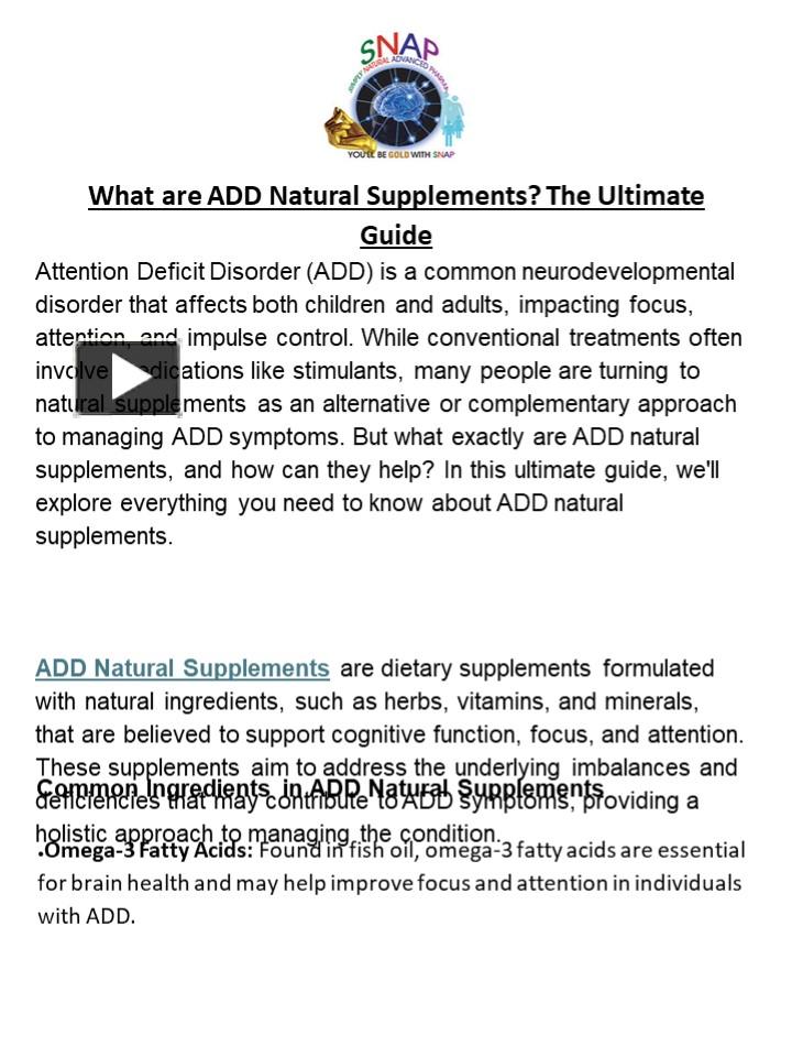 PPT – Liquid Brain Balance Supplements: Effective Formula For Kid’s ...